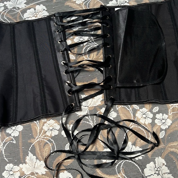 Intimates & Sleepwear | Victorian Corset Top Overbust Longline Steel ...